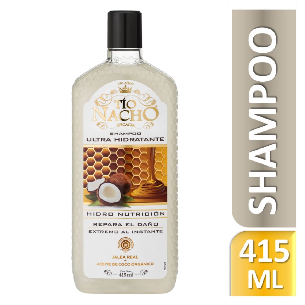 SHAMPOO TIO NACHO ULTRA HIDRATANTE COCO FRASCO 415 ML | La Gran Bodega