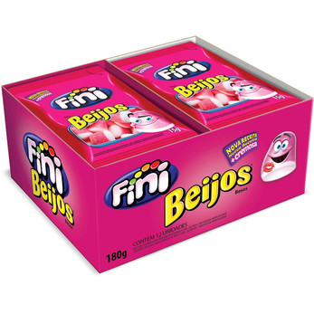 GOMITAS BESOS DE FRESA FINI TIRA 12 UNDS 15 GR | La Gran Bodega