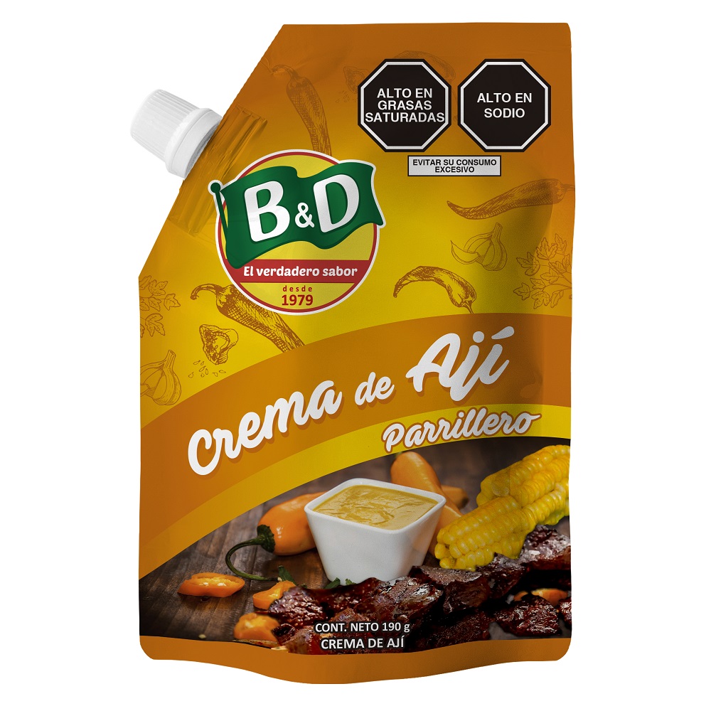 CREMA DE AJÍ B&D DOYPACK 190 GR | La Gran Bodega