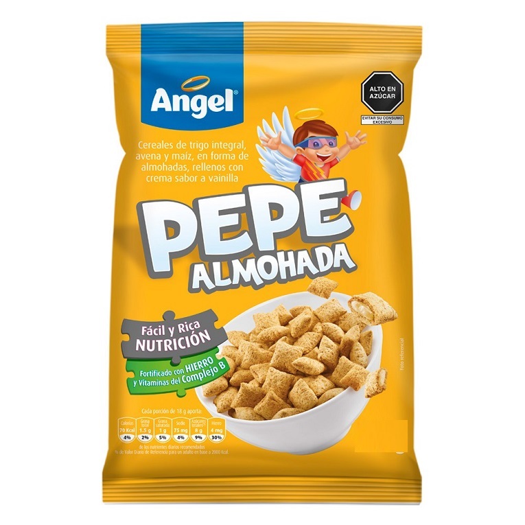 CEREAL ÁNGEL ALMOHADITAS PEPE BOLSA 110 GR | La Gran Bodega