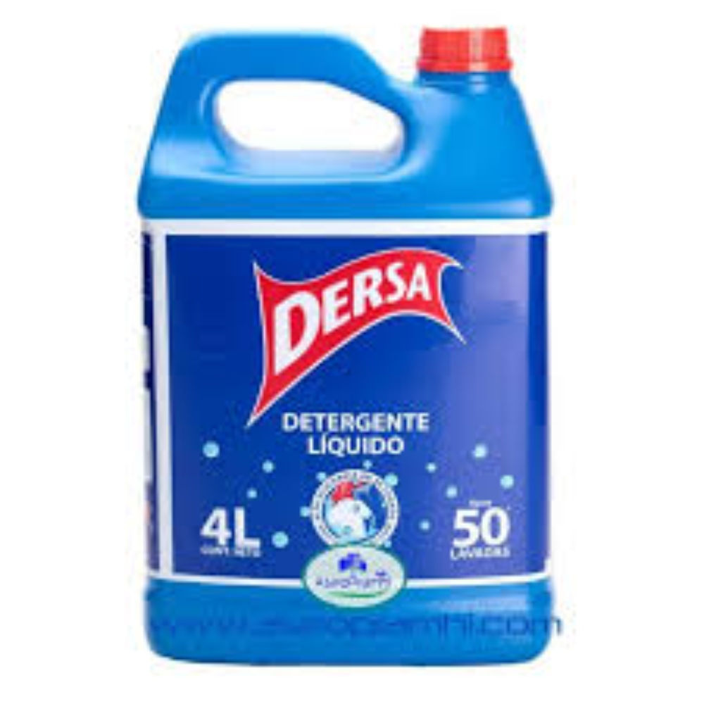 DETERGENTE LÍQUIDO DERSA 4 L | La Gran Bodega