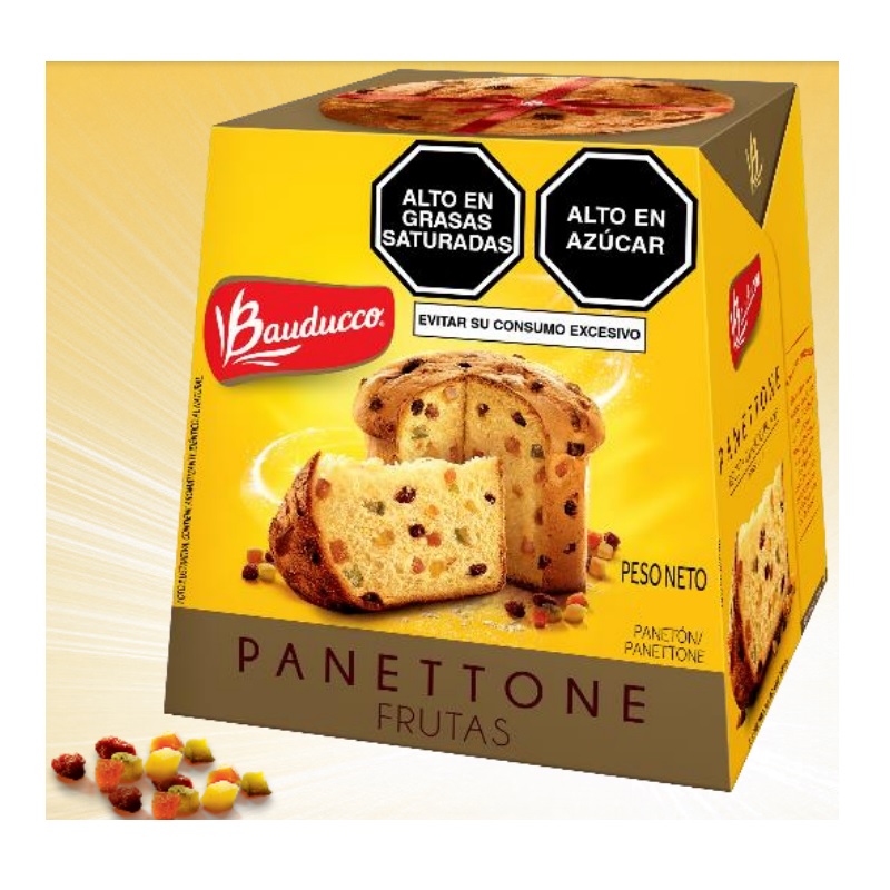 MINI PANETÓN CON FRUTAS BAUDUCCO CAJA 80 GR | La Gran Bodega