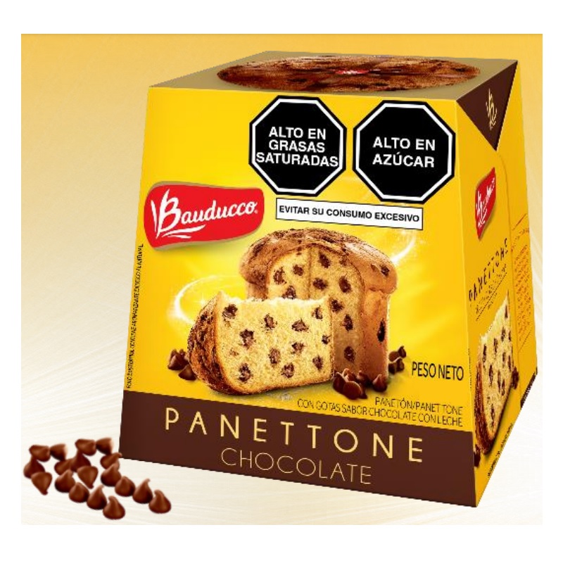 MINI PANETÓN CHOCOLATE BAUDUCCO CAJA 80 GR | La Gran Bodega