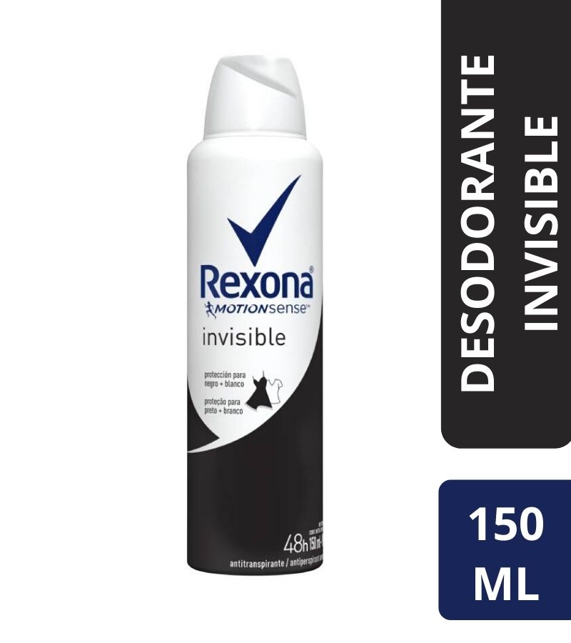 DESODORANTE EN AEROSOL REXONA WOMAN INVISIBLE 150 ML | La Gran Bodega