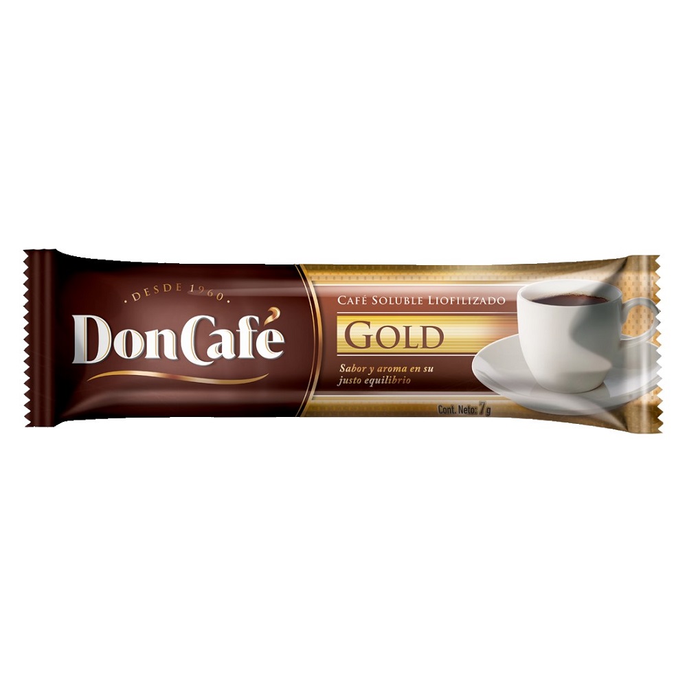 CAFÉ SOLUBLE DON CAFÉ GOLD 7 GR | La Gran Bodega